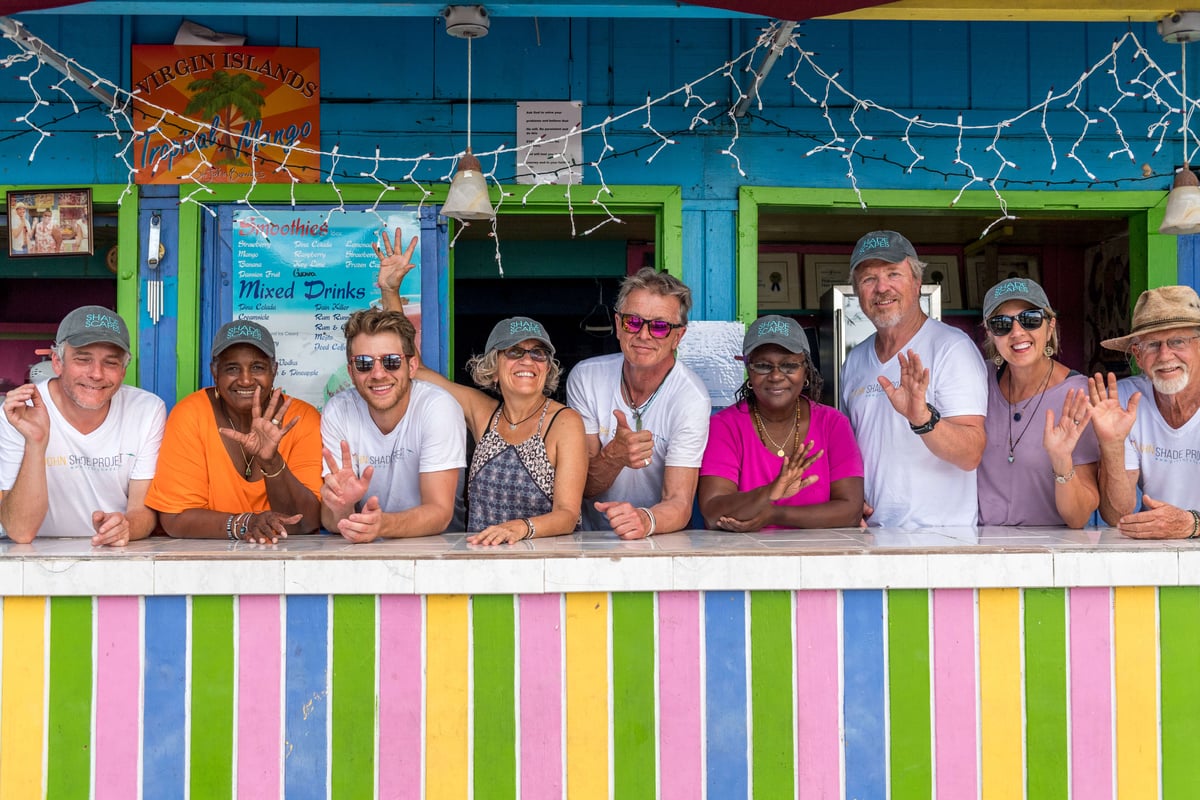 St. John Shade Project 5th Anniversary Donation Tour